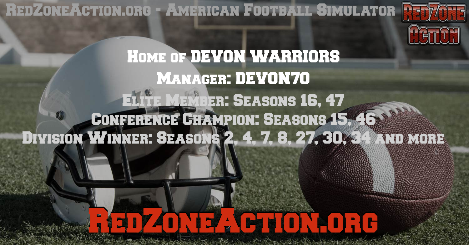 Devon Warriors - American Football Management Simulator Browsergame ...